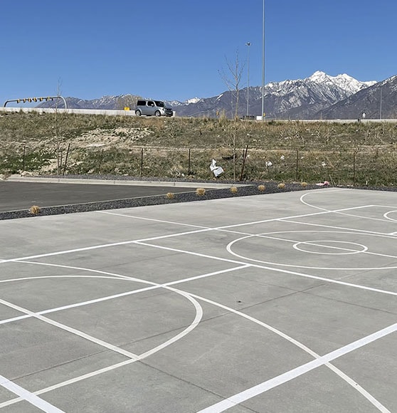 Atlanta, GA Basketball Court Painting Services | FIELD OPS