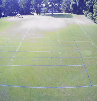 Football Field Line Marking for MGM Movie Set | FIELD OPS® Atlanta