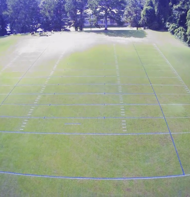 Football Field Line Marking for MGM Movie Set | FIELD OPS® Atlanta