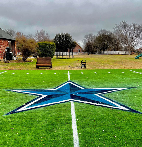 Football Field Markings for Parker, Texas Property | FIELD OPS®
