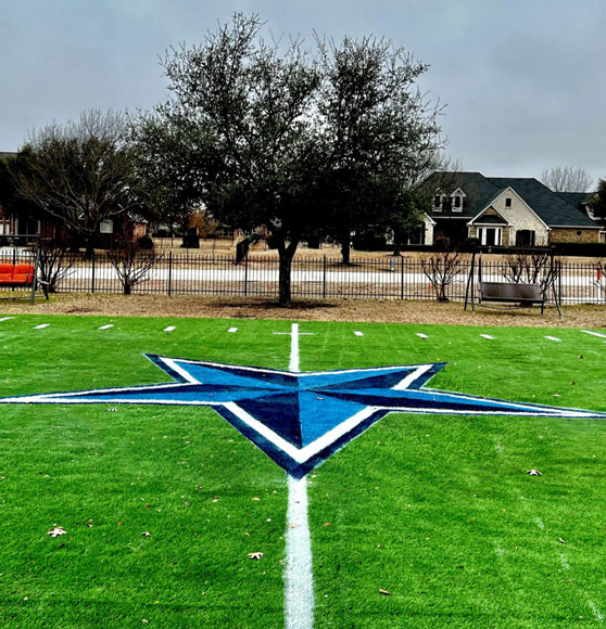Football Field Markings for Parker, Texas Property | FIELD OPS®
