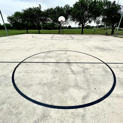 Basketball Court Striping in City of Live Oak, TX | FIELD OPS®