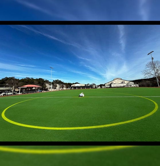 Lacrosse Field Striping for St. Stephen's Episcopal School | FIELD OPS®