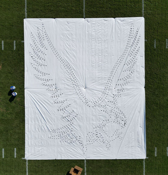 Event Logo Markings for Texas Wind Athletics in Waco | FIELD OPS®
