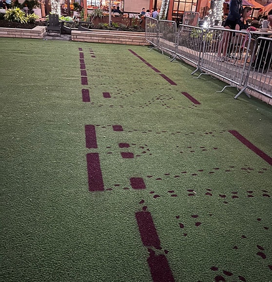 Football Field Markings for Parkway in Houston | FIELD OPS®