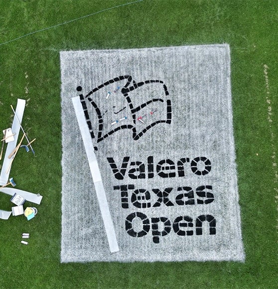 Event Logo Markings for Valero Texas Open in San Antonio | FIELD OPS®