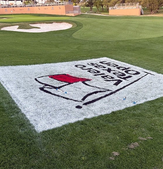Event Logo Markings for Valero Texas Open in San Antonio | FIELD OPS®