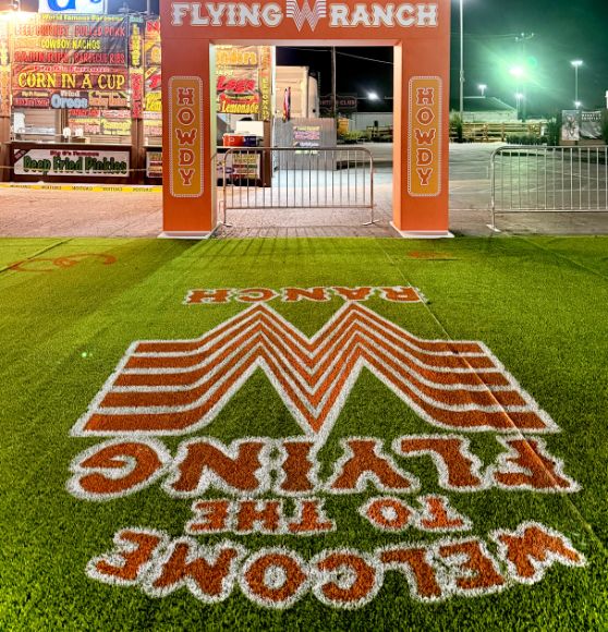 Event Logo Markings for Stock Show and Rodeo Flying W Ranch in San ...