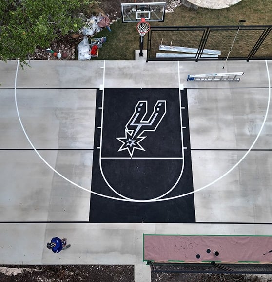 Slam Dunk Basketball Court Painting Services | FIELD OPS®